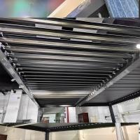China 3x6m Aluminium Alloy Manual Louvered Pergola Outdoor Waterproof Garden Building Gazebo for sale