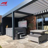 China Aluminum Alloy Manual Louvered Pergola Waterproof For Garden Building for sale