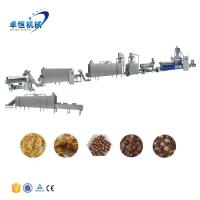 China Corn Flakes Puffing Snack Food Production Line Extruder Making Machine In Food for sale