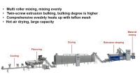 China 120-150kg/h Capacity Automatic Soya Bean Protein Making Machine with CE Certification for sale