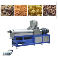 China 120-150kg/h Capacity Double Screw Extruder Machine for Puff Corn Rice Snacks in Food for sale