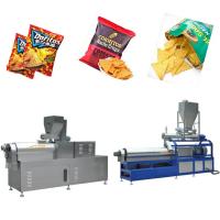 China 250kg/h Stainless Steel Fried Nacho Corn Chips Snack Food Production Line for Food for sale
