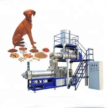 China Large Capacity Twin Screw Extruder Pet Food Processing Machine for 220v/380v/50Hz Voltage for sale