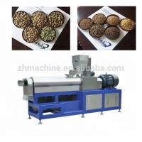 China Large Capacity Twin Screw Extruder Pet Food Processing Machine for 220v/380v/50Hz Voltage for sale
