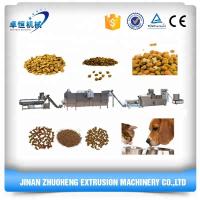 China Large Capacity Twin Screw Extruder Pet Food Processing Machine for 220v/380v/50Hz Voltage for sale