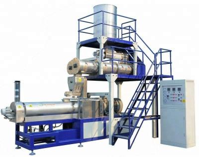 China Stainless Steel Pet Food Processing Extruder Machine Line with Siemens Motor Optional for sale