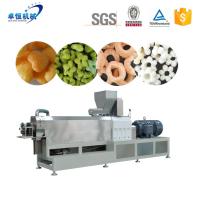 China Slanted Bar Twin Screw Extruder Prices for Corn Chips Food Making Puff Snack Machine for sale