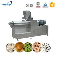 China Restaurant Twin Screw Extruder Millet Rice Maize Corn Wheat Puffed Snack Making Machine for sale