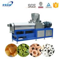 China Restaurant Twin Screw Extruder Millet Rice Maize Corn Wheat Puffed Snack Making Machine for sale