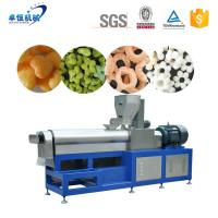 China Automatic Puffy Corn Snacks Extruder Machinery for Inflating Ring Shape Chees Ball Food for sale