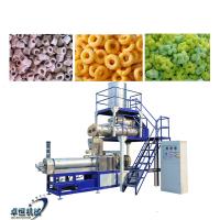 China Full Automatic Twin Screw Extruder for Small Puffed Corn Rice Snacks Production Line for sale