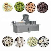 China Zhuoheng High Productivity Corn Puffs Rice Puffing Snack Production Machine Extruder for sale