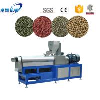 China Electricity Operated Floating and Sinking Fish Feed Machinery with Siemens Motor for sale
