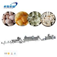 China Corn Flakes Puff Snack Food Production Line with 56KW Automatic Twin Screw Extruder for sale