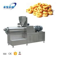 China Corn Flakes Puff Snack Food Production Line with 56KW Automatic Twin Screw Extruder for sale