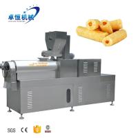 China 1500 KG Corn Flour Extrusion Flex Instant Puff Crunch Cereal Snacks Food Production Line for sale