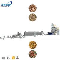 China Motor 35kw Industrial Dry Pet Dog Food Sinking Floating Fish Feed Extruder Mixer Making Processing Machine for sale