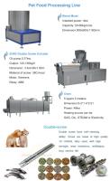 China Industrial Pet Snack Cat Dog Food Making Machine Processing for 3000 KG Production Line for sale