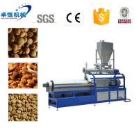 China Automatic CE Twin Screw Extruder Dog Cat Feed Food Machine Animal Pets Feeds Production Line Equipment for sale