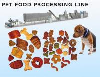 China High Capacity Stainless Steel Automatic Dog Pet Food Making Extruder Production Line for sale