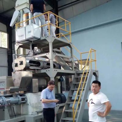 China Gear Core Components Tilapia Fish Feed Pellet Making Machine for 120-150kg/h Capacity for sale
