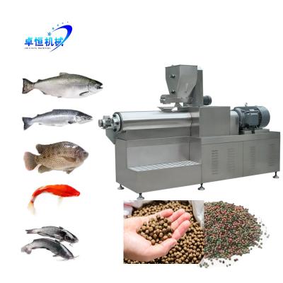 China Zhuoheng Pet Food Floating Fish Feed Pellet Machine at Condition with Delta Inverter for sale