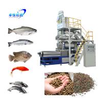 China Floating Fish Feed Mill Pellet Extruder Machine with Siemens Main Motor from Zhuoheng for sale