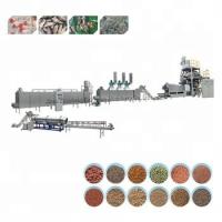 China Floating Fish Feed Mill Pellet Extruder Machine with Siemens Main Motor from Zhuoheng for sale