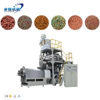China 5 Ton/H Full Automatic Animal Pet Fish Food Feed Making Machine 23*3*3m for sale