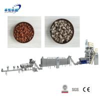China Simens Main Motor Controlled Automatic Dog Pet Food Making Machine for Production for sale