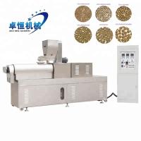 China Floating Fish Feed Pellet Machine for Twin Screw Extrusion Processing Type and Output for sale