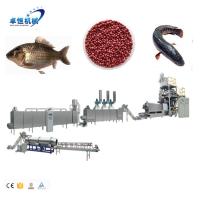 China Auto CAD Layout Twin Screw Extruder for Fish Shrimp Feed Food Processing Line Plant for sale