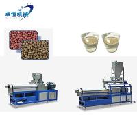 China Auto CAD Layout Twin Screw Extruder for Fish Shrimp Feed Food Processing Line Plant for sale