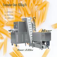 China 100kw Short Pasta Extruder Machine for Small Macaroni Production in Food Beverage for sale