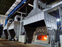 China 10 Ton Aluminum Scrap Melting Furnace PLC Adjustment Aluminium Melting Machine For Billet Casting for sale