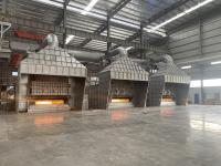 China 15T Semi Castable Wall and Brick Dome Aluminum Reverberatory Furnace Melting Furnace for sale