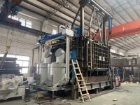 China 15T Semi Castable Wall and Brick Dome Aluminum Reverberatory Furnace Melting Furnace for sale