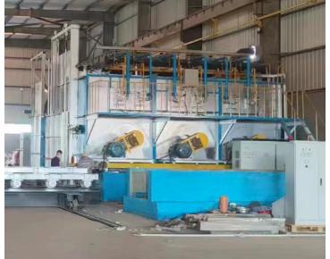 China Wind and Water Mist Cooling Chamber of Aluminum Billet Homogenizing Furnace for sale