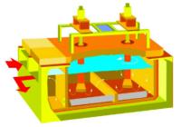 China Molten Aluminum In-line Degassing Unit: Launder Purification for High-Capacity Aluminum Casting Lines to Mitigate Melt Variation in Continuous Casting for sale