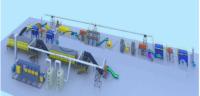 China waste lithium ion battery recyling machine 1.5tons per hour for sale