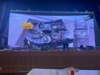 China 3840 Refresh LED Module Cabinet Display P1.53 LED Video Wall High Brush Wall Mounted for sale
