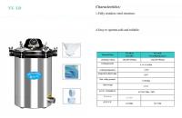 China Hot Selling Factory Direct Portable Dental Autoclave Pressure Steam Sterilizer for sale