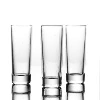 China Mini 60ml 2oz Shot Glass Wine Whiskey Drinking Glass Cup Honeycomb Pattern Clear for sale