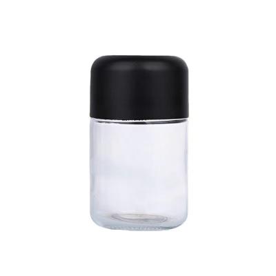China Smell Proof Glass Jars 2oz to 6oz Child Resistant Airtight Lids for Flower 3.5g for sale