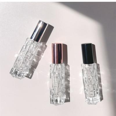 China Custom Square Glass Perfume Bottle 10ml 15ml Eco-Friendly Luxury Fragrance Container Wholesale for sale