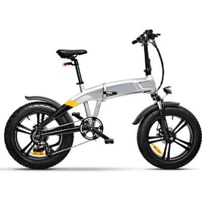 China 20in Electric Fat Folding Bike 500W Bafang Motor 48V 10.4Ah Samsung Battery Aluminum Alloy Frame for sale