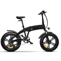 China 20in Electric Fat Folding Bike 500W Bafang Motor 48V 10.4Ah Samsung Battery Aluminum Alloy Frame for sale