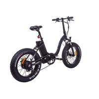 China Customized 36V 500W 20 Inch Foldable Electric Bike 7 Speed Fat Tyre E Bike for sale