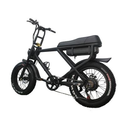 China Domanca 20 Inch Electric Fat Tyre Bike 48V 20Ah Lithium Battery 7 Speed Mountain E-Bike for sale
