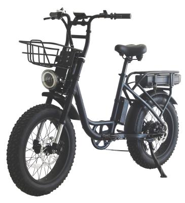 China 20 Inch City Urban Electric Bicycle 48V 20Ah Rear Carrier Battery Vintage Design for sale
